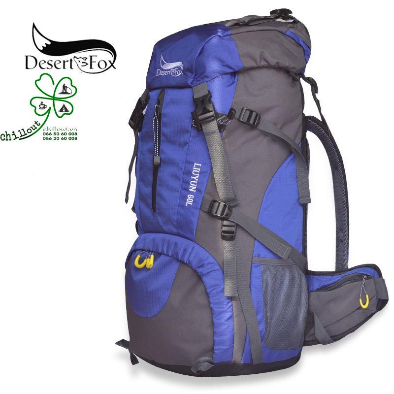 BALO LEO NÚI, TREKKING 60 LÍT, DESERT FOX - Chillout Shop