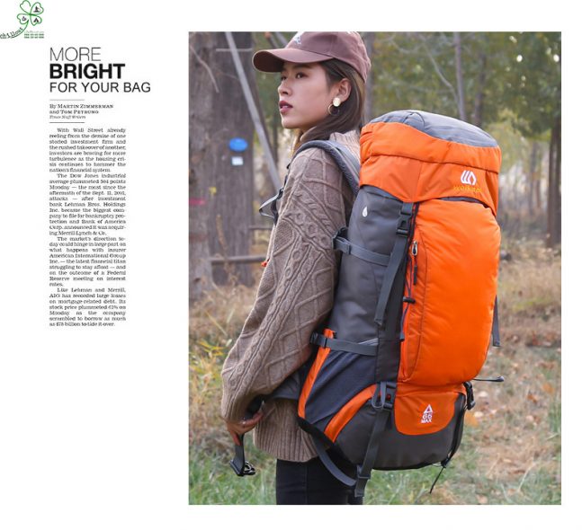 BALO 65 LÍT LEO NÚI, TREKKING, ĐI PHƯỢT, WEIKANI - Chillout Shop